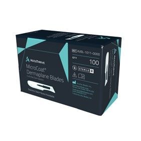 Dermatome Blade AccuThrive Coated Stainless Steel No. 10S Sterile ...