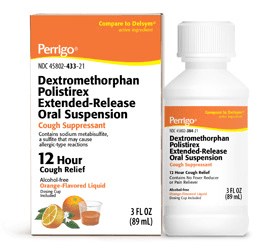 Dextromethorphan Polistirex Extended-Release Oral Suspension , 3 oz. Brand Name ( DELSYM 30MG ...