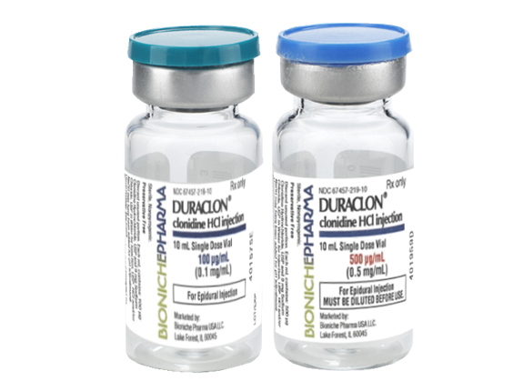 Duraclon Analgesic Clonidine HCl, Preservative Free 100 mcg / mL ...