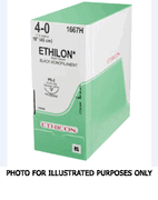 Ethicon Suture Ethilon Black Monofilament Nylon Size 10-0 1-Needle ...