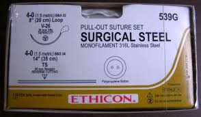 Ethicon Suture, Temporary Cardiac Pacing Wire, Size 2-0, 2-24", Lt ...