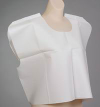 Exam Cape White Deluxe 30x21" White 100/Ca