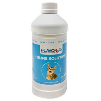 FlavoRx Feline Solution, Salty, 16oz , Each FLAVORx FLAV-0029