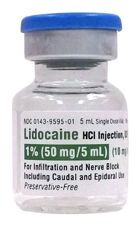 Generic Xylocaine Local Anesthetic Lidocaine HCl, Preservative Free 1% ...
