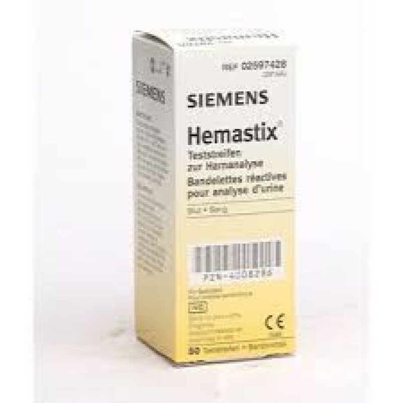 Hemastix Urine Reagent Strip 50 Test Strips Bayer 2190 , Siemens 10312568