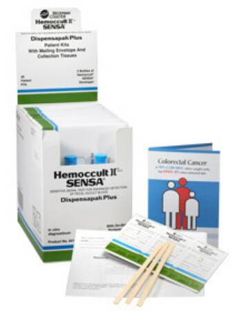 Hemoccult Sensa Dispensapak Plus Colorectal Cancer Screening Fecal ...