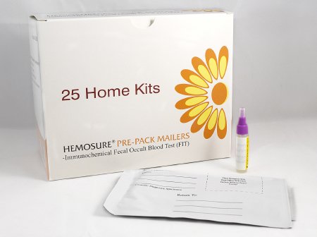 Hemosure Mailer Kit Home iFOB 25Ct w/ Mailer/ Coll Tube/ Return Form Bx ...
