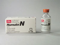 Humulin-N Injection Insulin Isophane Suspension 100U/mL 10mL Vl Eli ...