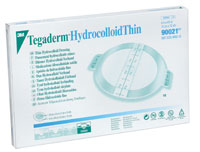 Hydrocolloid Dressing Tegaderm Square 4x4" Adhesive Film Border 5/Bx 3M ...