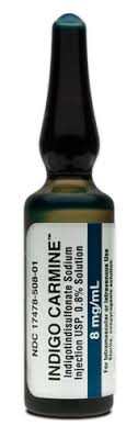Indigo Carmine Contrast Media Indigotindisulfonate Sodium 8 mg / mL ...