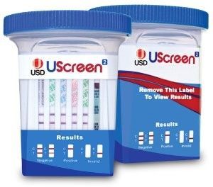 iScreen Urine Test DX Drug Screen Square Cup, THC, COC, MOP (OPI300 ...