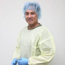 Isolation Gown, Universal, AAMI 2, Over the Head, Thumbloop Cuffs ...