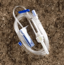 IV Admin Set, 60 Drops Per mL, 83", One AMSafe® Needleless & One Split ...