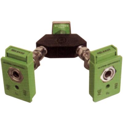 Jorgensen Wye Adapters Chemtron Male Quick Connect with 2 Female ...