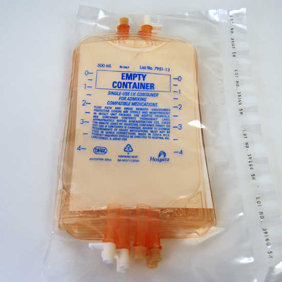 Lifecare® Empty Flexible Container, 500mL, 48/cs , B BRAUN 2B8013