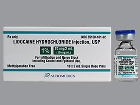 Local Anesthetic Lidocaine HCl, Preservative Free 1%, 10 mg / mL ...