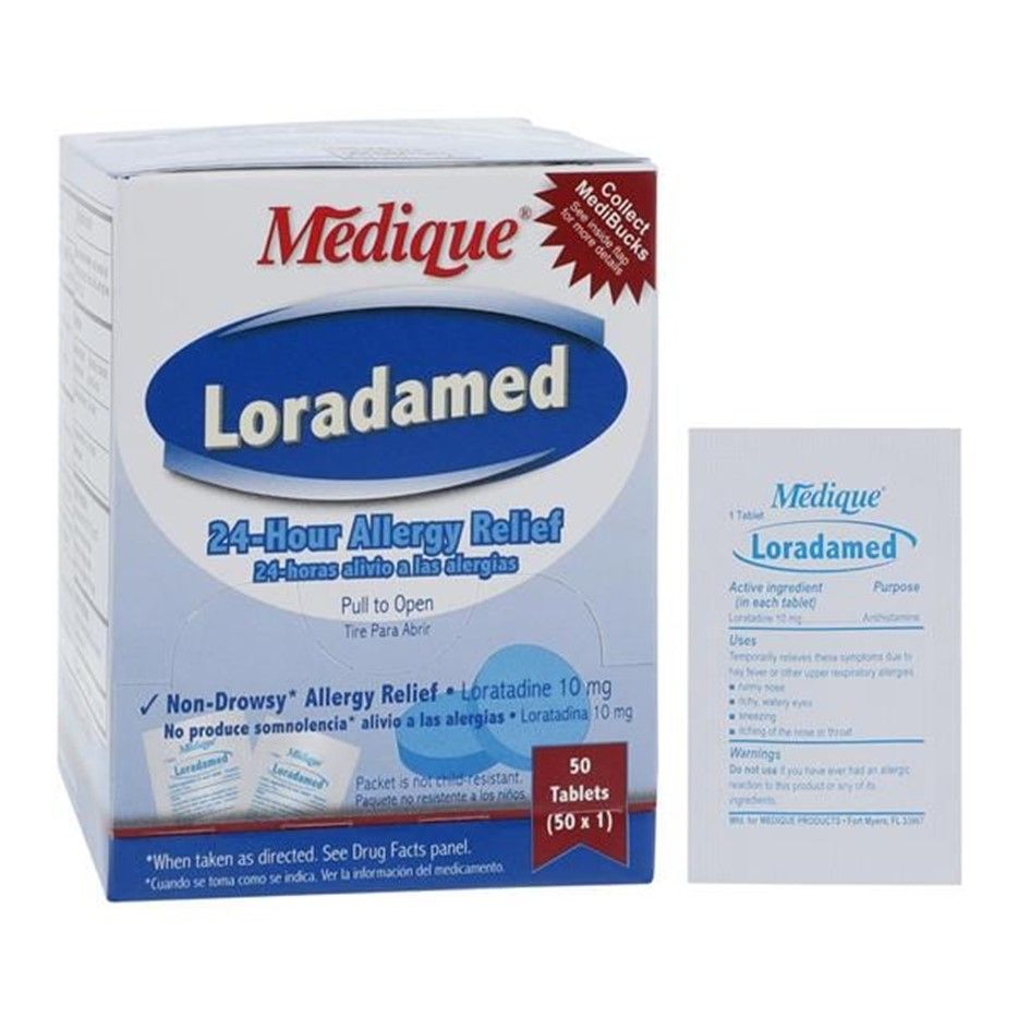Loradamed Allergy Oral Tablets 10mg Unit Dose Packet 1x50/Box Medique ...