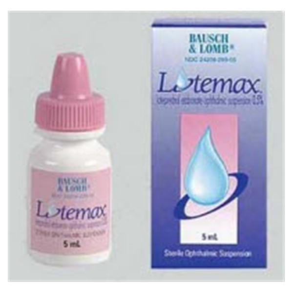 Lotemax Loteprednol Etabonate 0.5% Ophthalmic Drops Dropper Bottle 5 mL ...