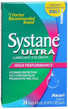 Lubricant Eye Drops Systane Ultra 0.4 mL Drop Alcon 00065143206