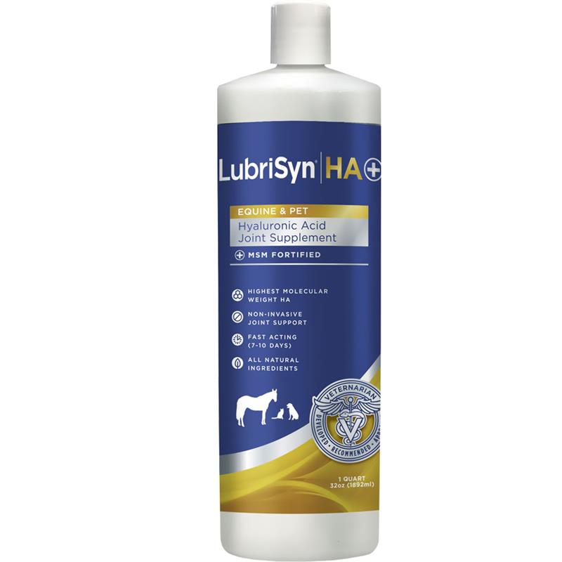 LubriSyn HA + Equine and Pet Hyaluronic Acid Joint Supplement, MSM ...