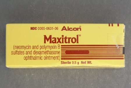 Maxitrol Antibacterial / Corticosteroid Neomycin Polymyxin B Sulfate ...