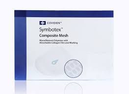 Mesh Patch, Skirted Monofilament Polyester w/ Absorbable Collagen Film ...