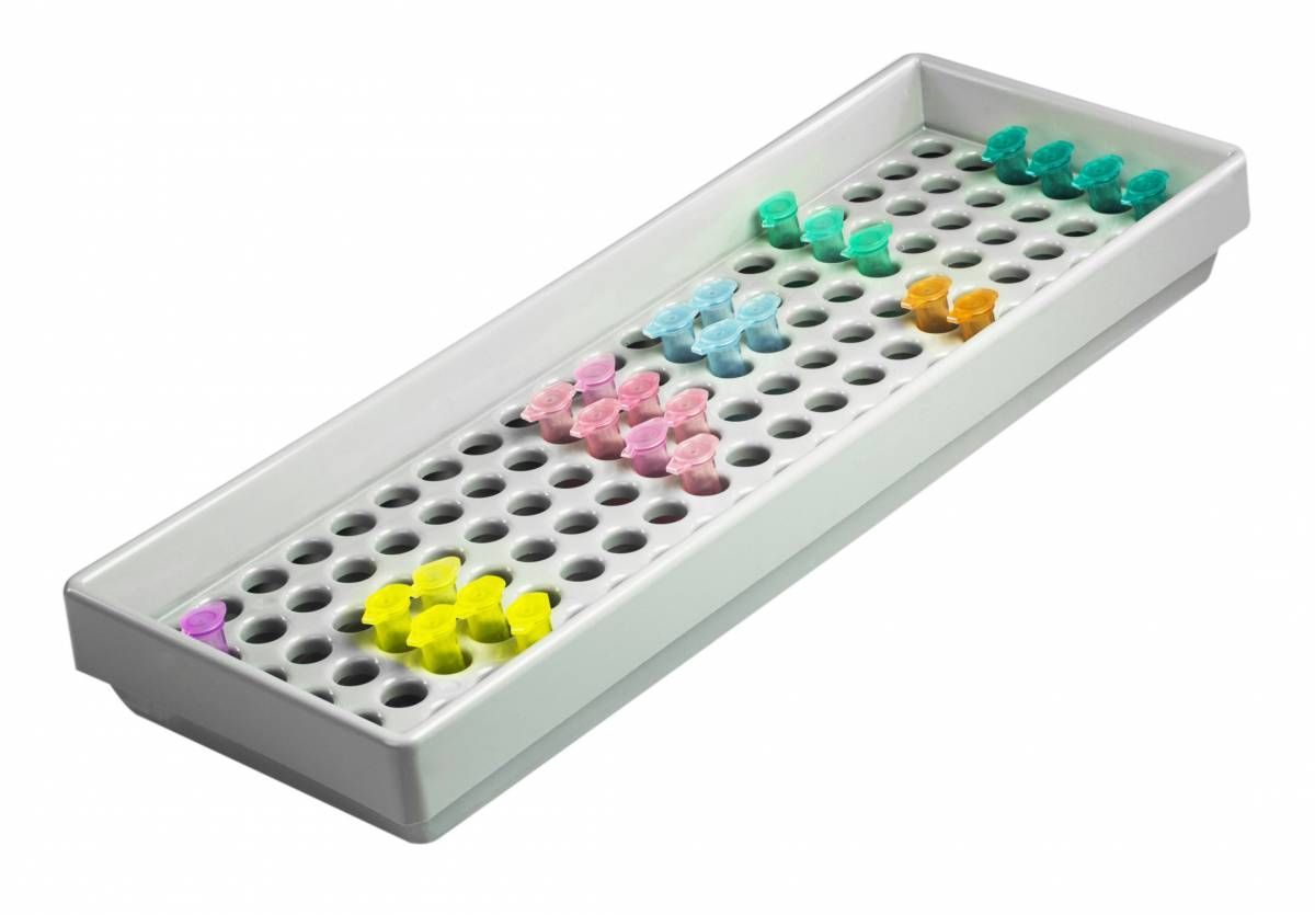 Micro-Tube Ice Rack, Polystyrene, Holds 1.5ml Tubes, 120 Capacity RP-H18907