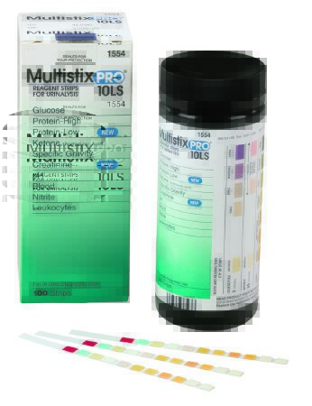 MULTISTIX PRO 100 STRIPS / BOTTLE Siemens 1554