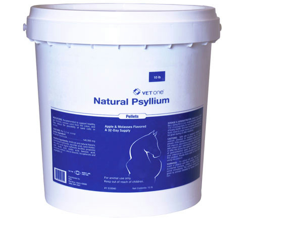 Natural Psyllium Pellets, Apple and Molasses Flavor, 20lb , Each Vetone ...