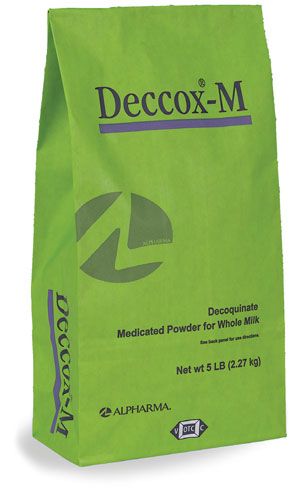Deccox-M Decoquinate Medicated Powder for Whole Milk, 5lb Huvepharma ...