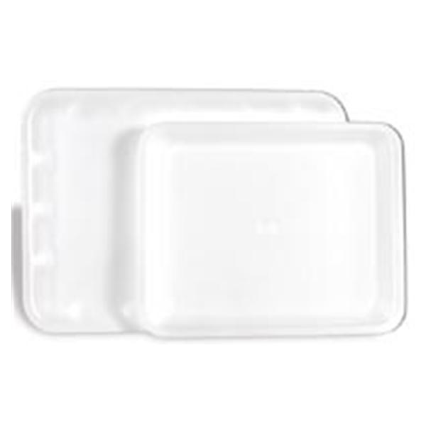 Protray Set-Up / Flat Hygiene Tray 8 3/4 in x 10 in White Polystyrene ...