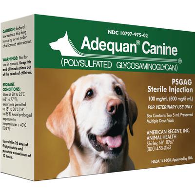 Adequan Canine 5 ml Vials, 2/Pkg AMERICAN REGENT10797097502