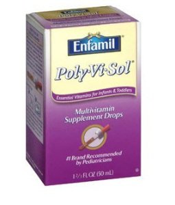 Pediatric Multivitamin Supplement Poly·Vi·Sol Vitamin A 1500 IU ...