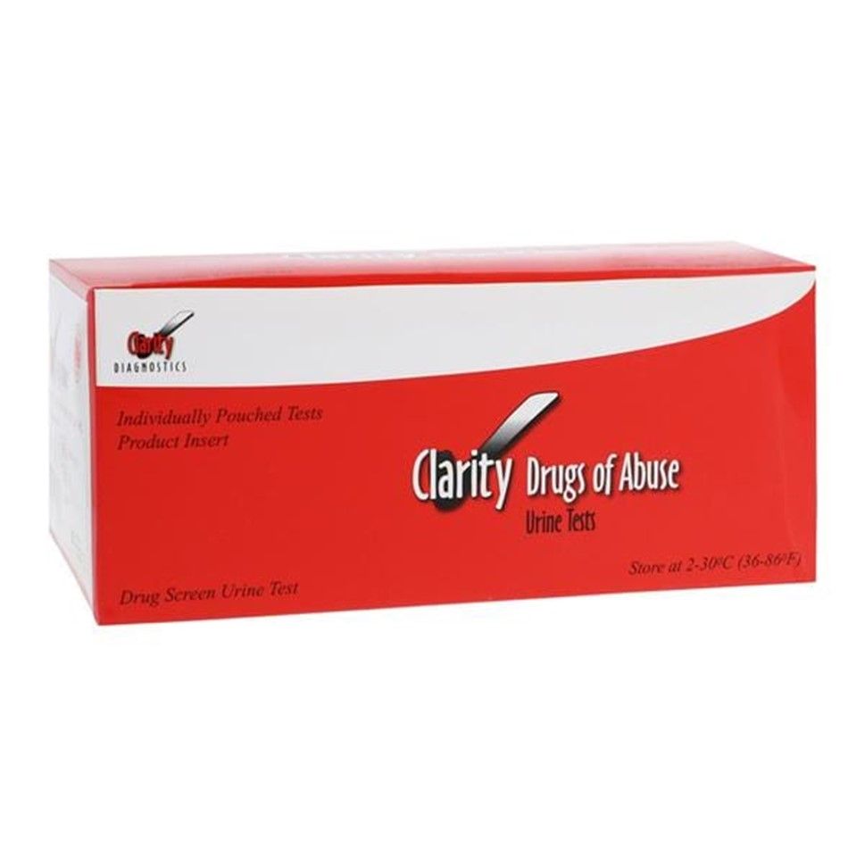 Clarity Drug Screen Urine Drug Test CLIA Waived With 11 Panel Dip 25 ...