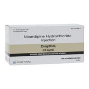 Nicardipine HCl Injection Vial 25mg/mL 10mL Sterile 10/Box Hikma ...