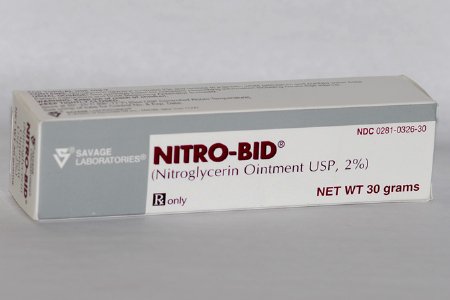 Nitro-Bid Nitrate Nitroglycerin 2% Transdermal Ointment Tube 30 Gram ...