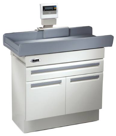 Pediatric Exam Table with Scale Ritter 640 Fixed Height 40 lbs. Color ...