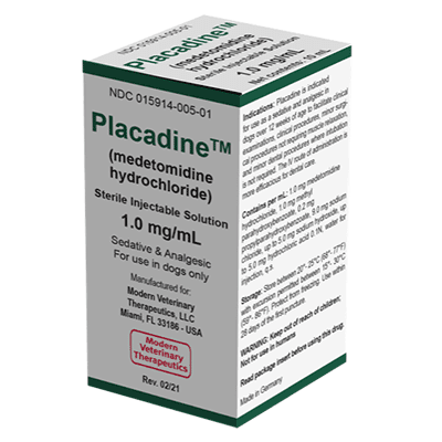 Placadine (Medetomidine Hydrochloride) Sterile Injectable Solution 1mg ...
