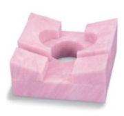 Positioner Head Devon Slotted Foam Adult Pink Each Covidien 31143160