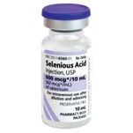 Replacement Preparation Selenium 60 mcg / mL Injection Pharmacy Bulk ...