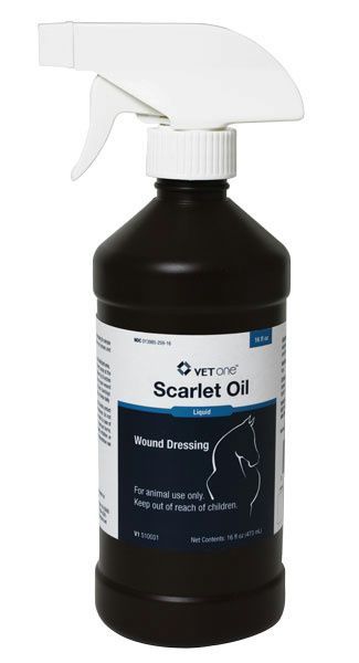 Scarlet Oil Liquid Wound Dressing with Sprayer, 16oz , each Vetone 510031