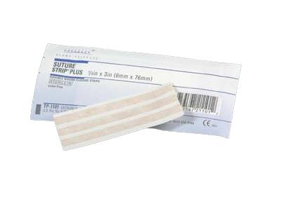 Skin Closure Strip Suture Strip Plus 1/4 X 4 Inch Nonwoven Material ...