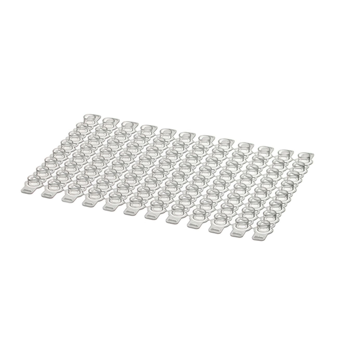 SUPERFLEX Break-Away Plate, Clear Pierceable Caps, 100 per case RPI-400701C