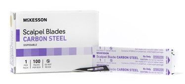 Surgical Blade Carbon Steel No. 11 Sterile Disposable Individually ...