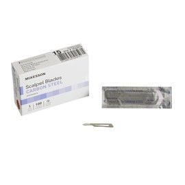 Surgical Blade Carbon Steel No. 15 Sterile Disposable Individually ...