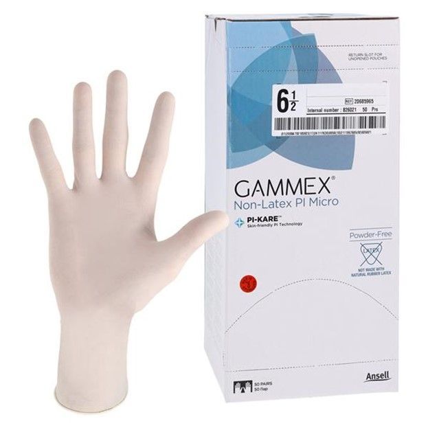 Surgical Glove GAMMEX Non-Latex PI Micro Size 6.5 Sterile Polyisoprene ...