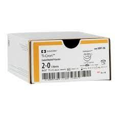 Suture, Penetrating Taper, Size 2-0, White & Blue, 8x30", Needle Y-31 ...