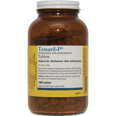 Temaril-P Itch Relief Tablets 1000/Bottle ZOETIS 10000327