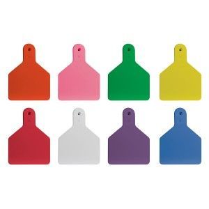 Temple Tag Feeder Ear Tag, Blank, Gray, 50/Pack Datamars 73100 GRAY