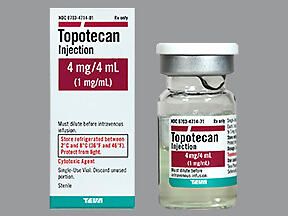 Topotecan HCl, Preservative Free 1 mg / mL Injection Single Use Vial 4 ...